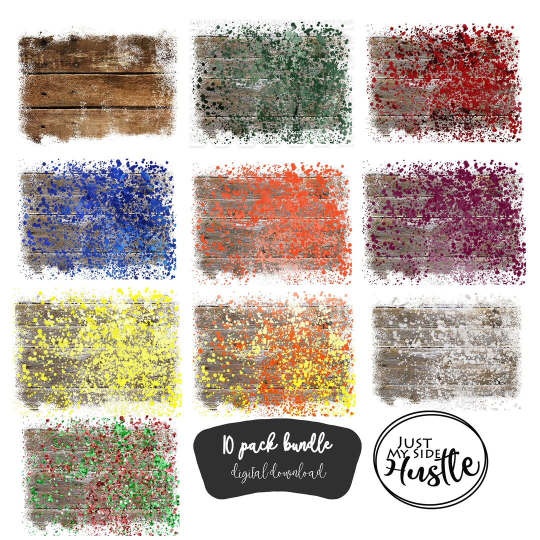 Rustic Shabby Sublimation Designs Background Bundle 10 Pack Sublimation ...