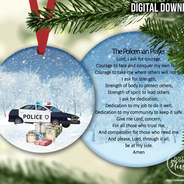 Policeman Prayer - Etsy