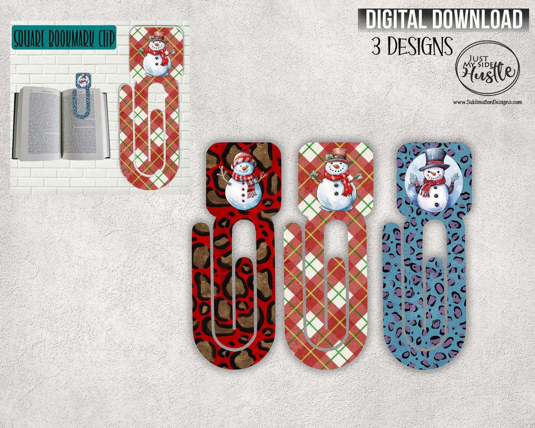 Quadrat Lesezeichen Bimdle Sublimation Designs PNG Sofortiger digitaler Download ...