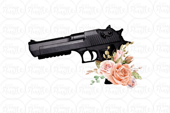 Hand Gun PNG Sublimation Designs Womens Pro Gun Graphic Clip - Etsy