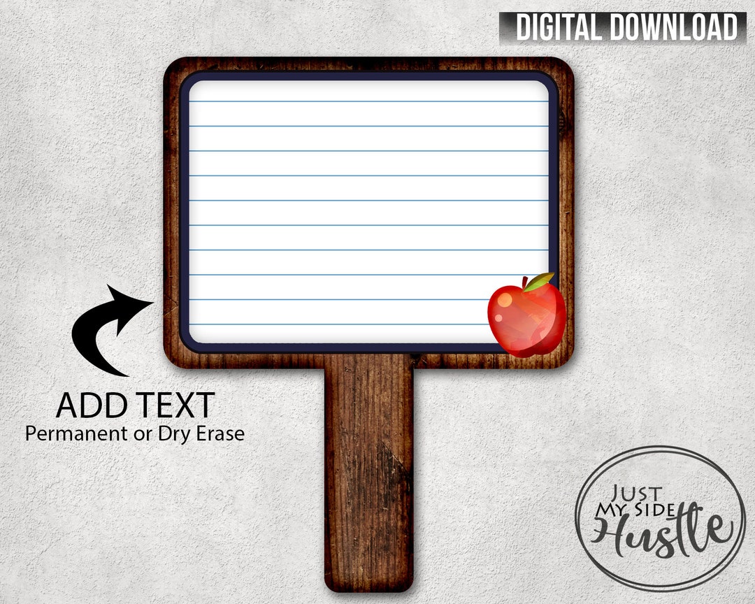 Lined Paper Paddle Fan Sign Png Paper and Apple Sublimation - Etsy