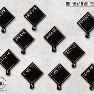 Graduation Cap Png Bundle Class of 2023 2024 2025 2026 2027 Sublimation ...