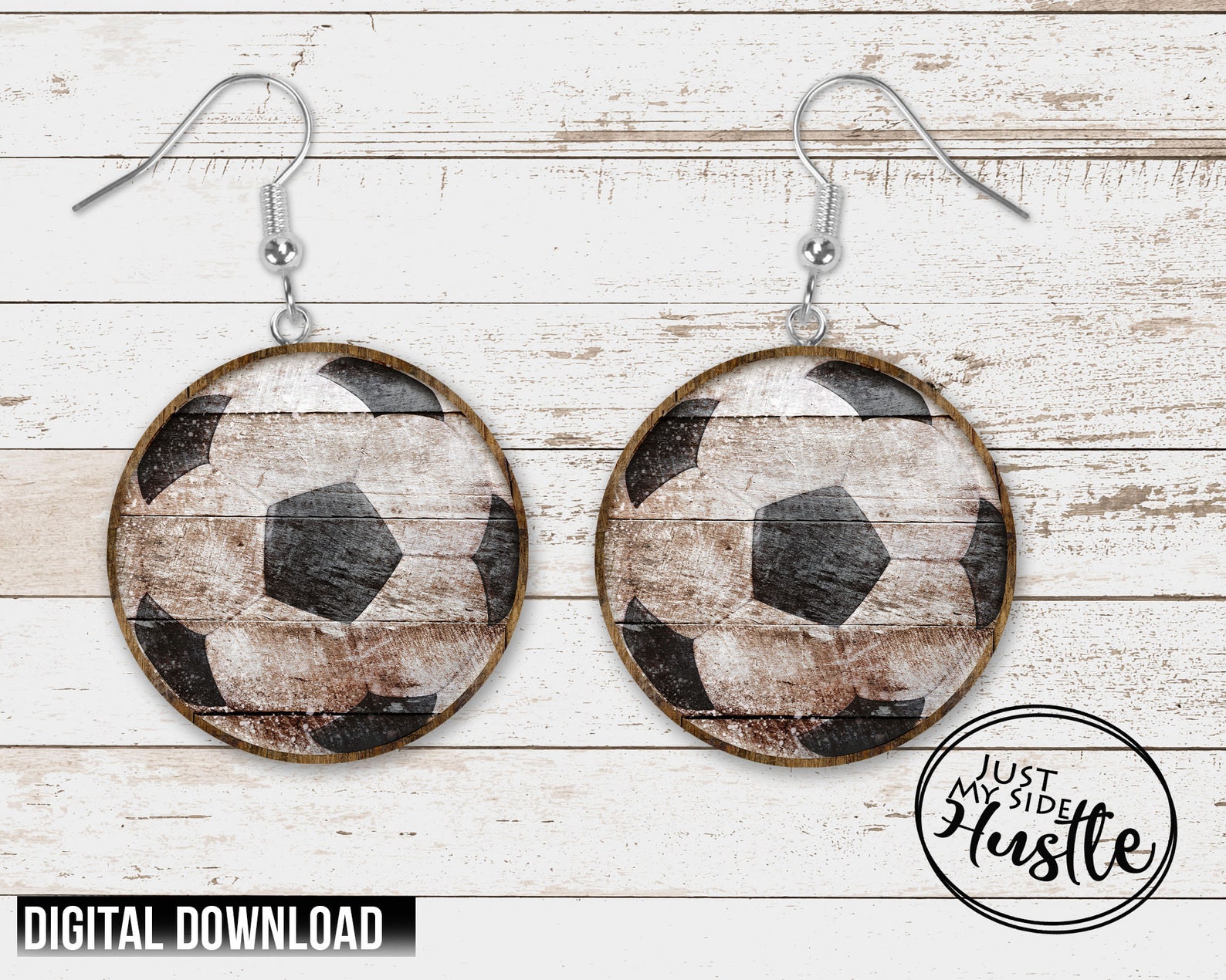 Rustic Soccer Ball Png Sublimation Designs Round Shape Drop - Etsy