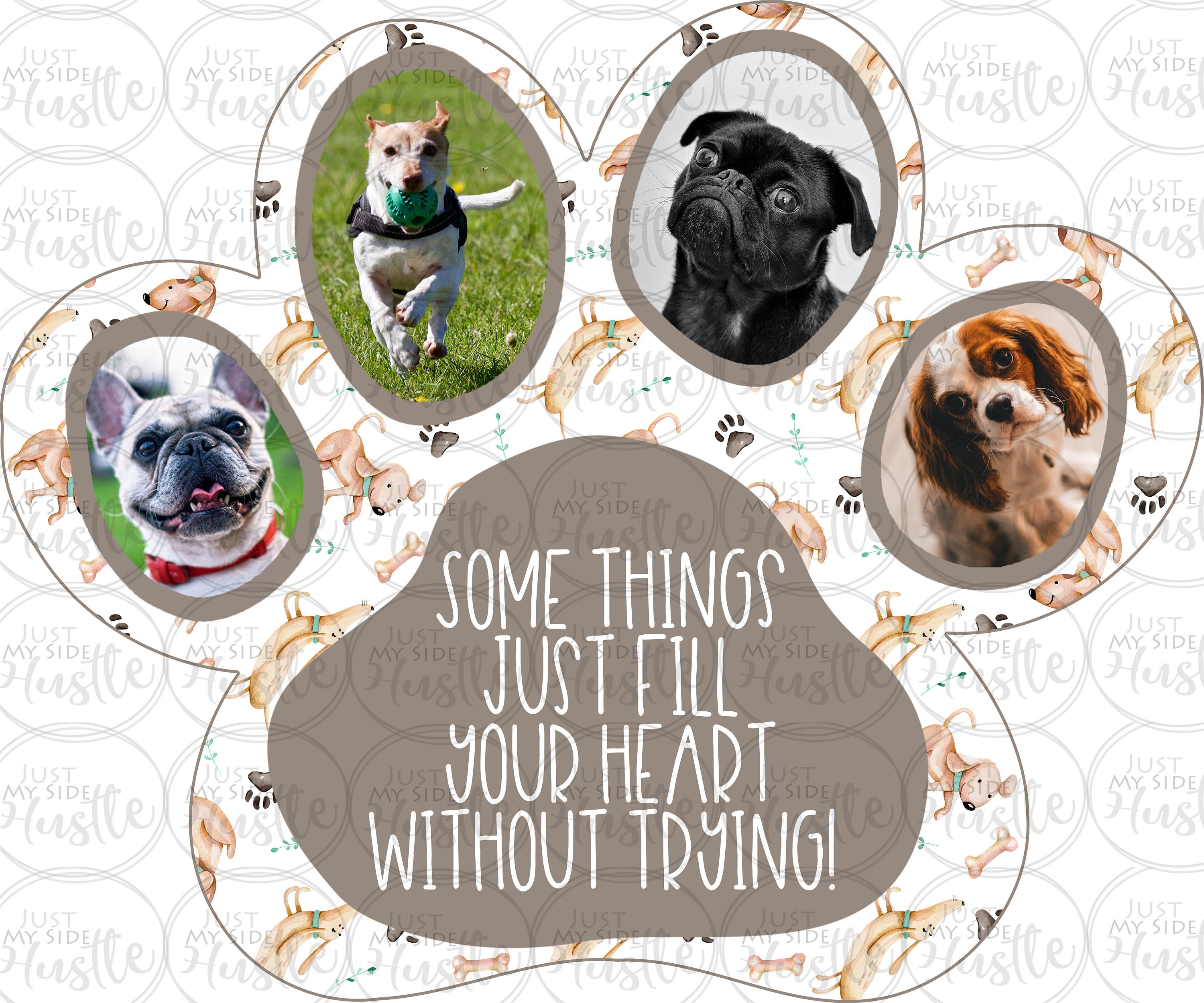 Dog Paw Lover Sublimation Designs Dog Memorial Png Digital | Etsy