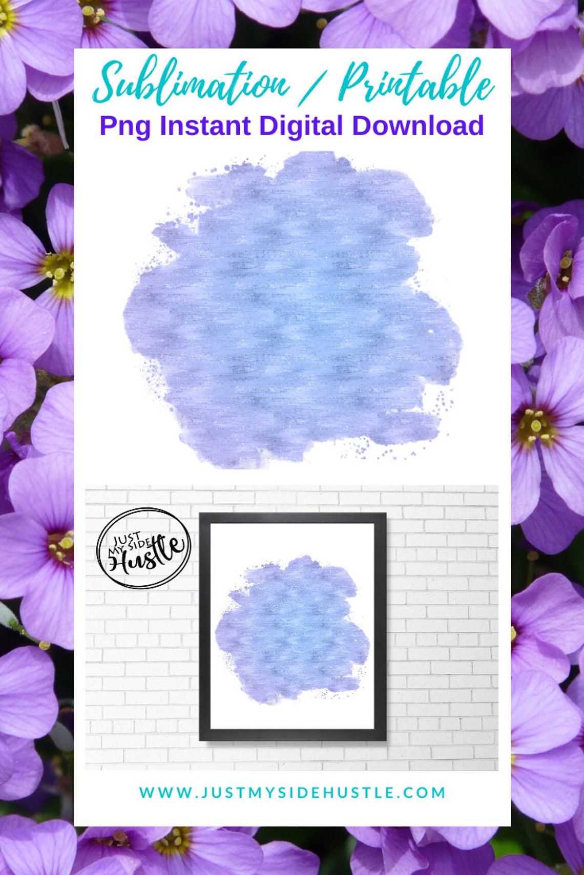 Purple Watercolor Sublimation Designs Background Watercolor - Etsy