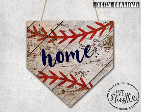 Baseball Home Plate Png Baseball Base Blank Template | Etsy