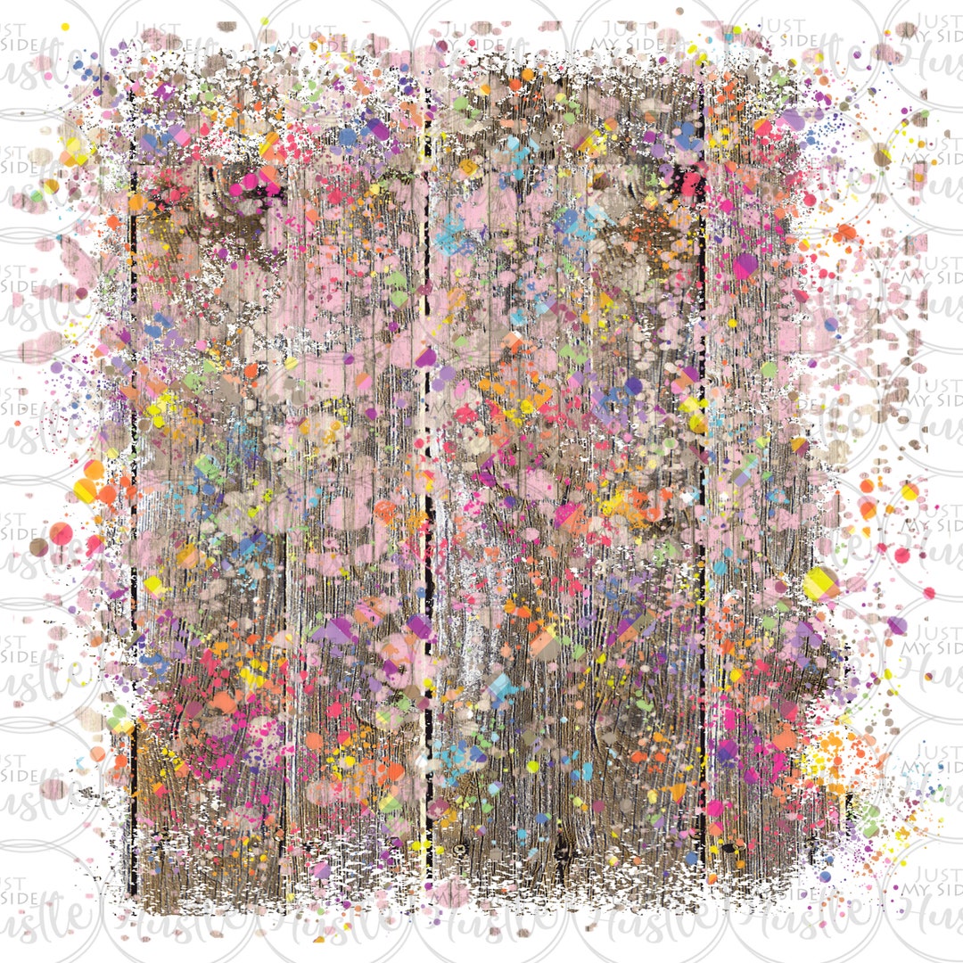 Distressed Rainbow Sublimation Background colorful Backsplash Clipart ...