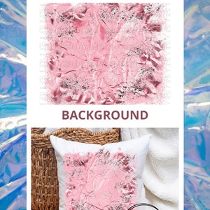 Pink Metallic Png Sublimation Background distressed Metal Sublimation ...