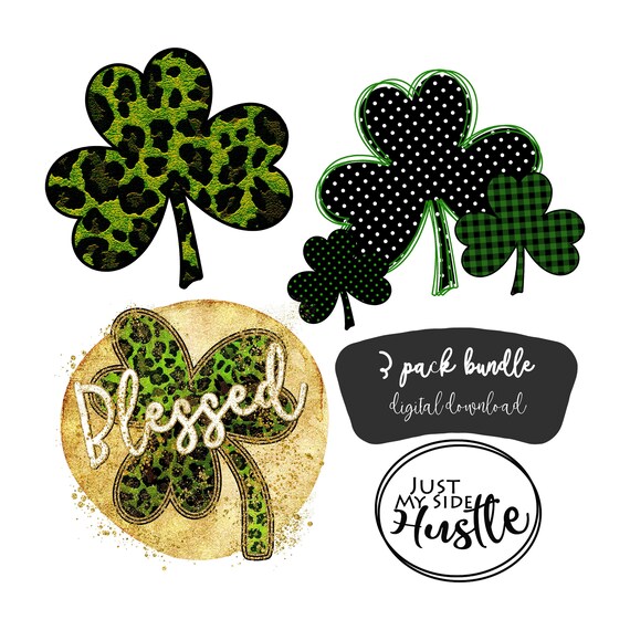 St. Patrick's Day Sublimation Designs Bundle 3 Pack | Etsy