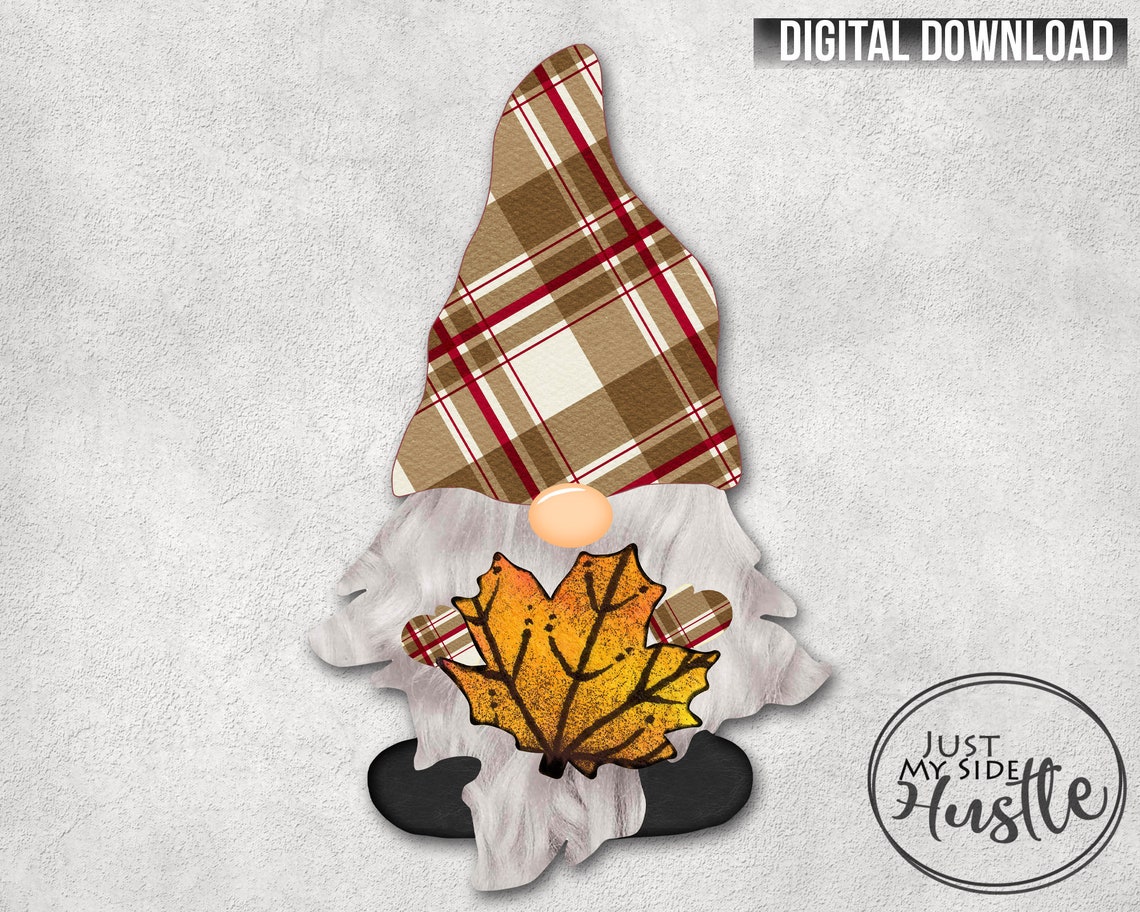 Autumn Gnome Png-gnome Blank Template Sublimation Designs - Etsy