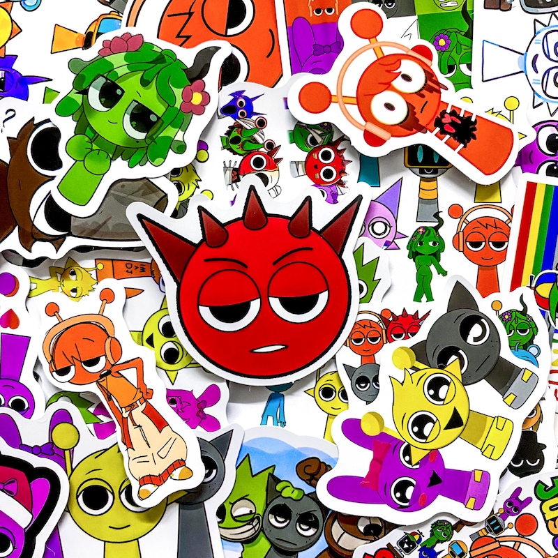Sprunki Stickers - Etsy