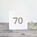 70th Birthday Card, Age 70 Card, Card for 70 Year Old, Age Seventy Card ...