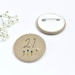 21st Birthday Badge, Custom Pin, Personalised Badge, Embroidered ...