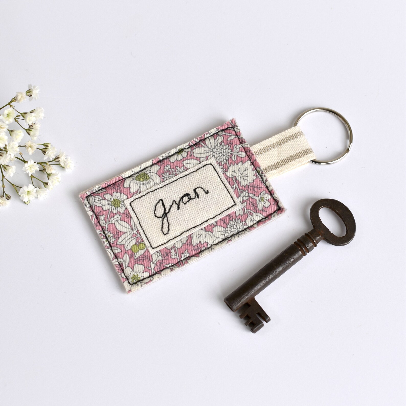 Grandparent Keyring Gran Key Ring Personalised Keyring - Etsy