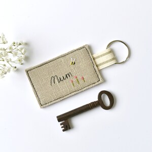 Mum Key Ring, Mum Keyring, Personalised Mum Keyfob, Mum Keyfob ...