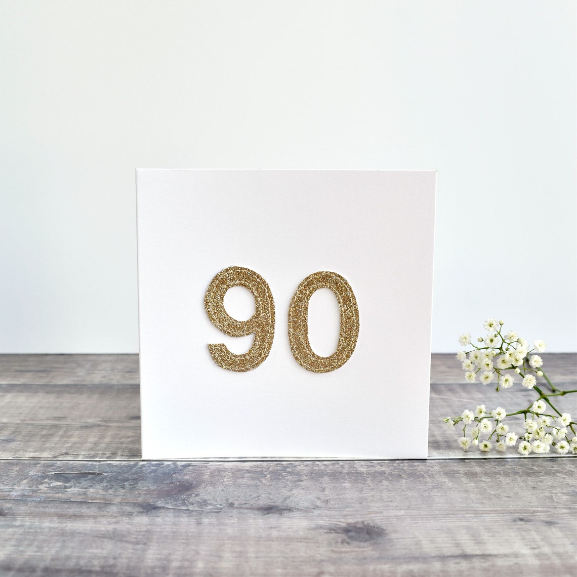 90th Birthday Card, Age 90 Card, Card for 90 Year Old, Age Ninety Card ...