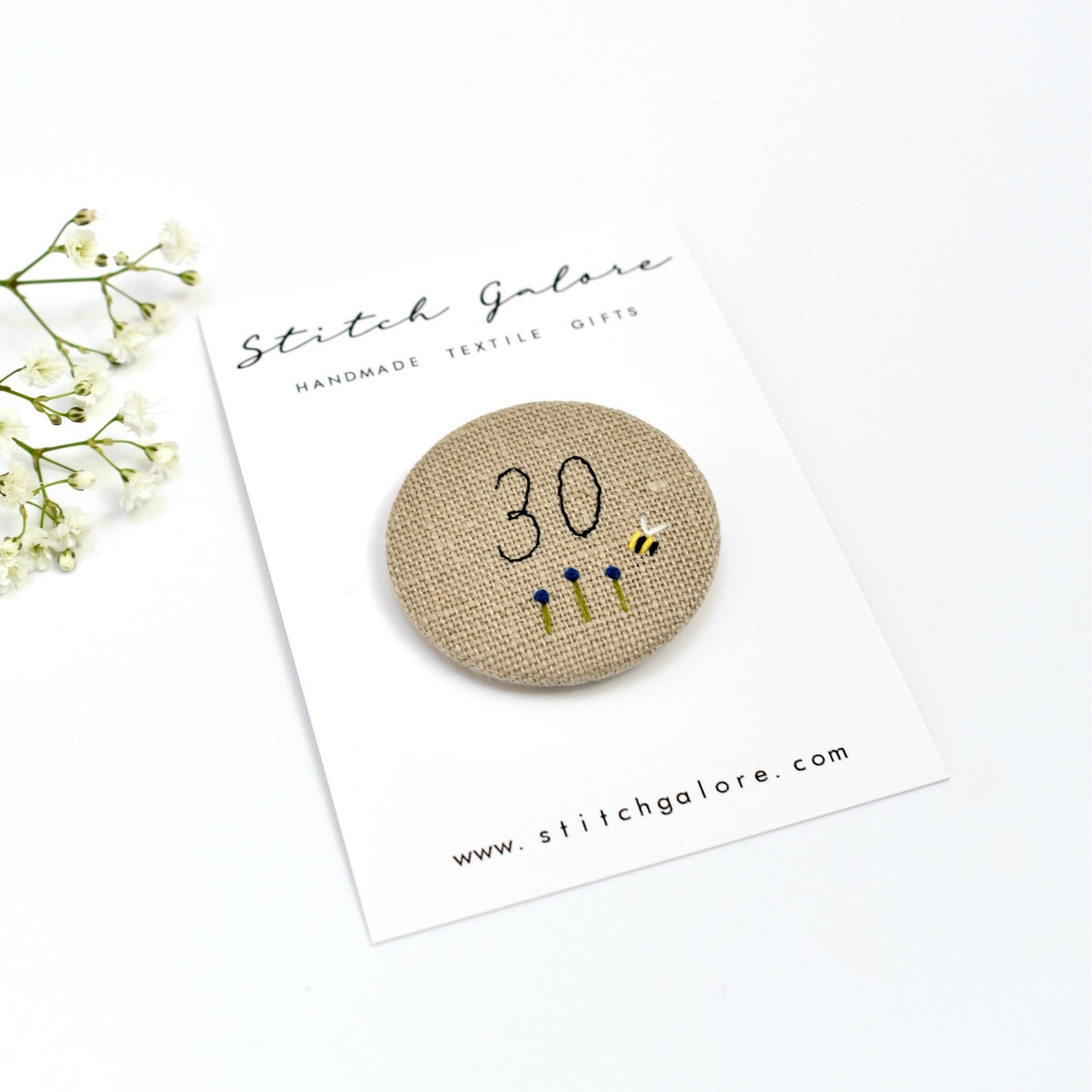 30th Birthday Badge Personalised Badge Custom Pin | Etsy