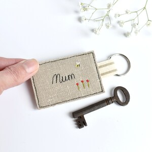 Mum Key Ring, Mum Keyring, Personalised Mum Keyfob, Mum Keyfob ...