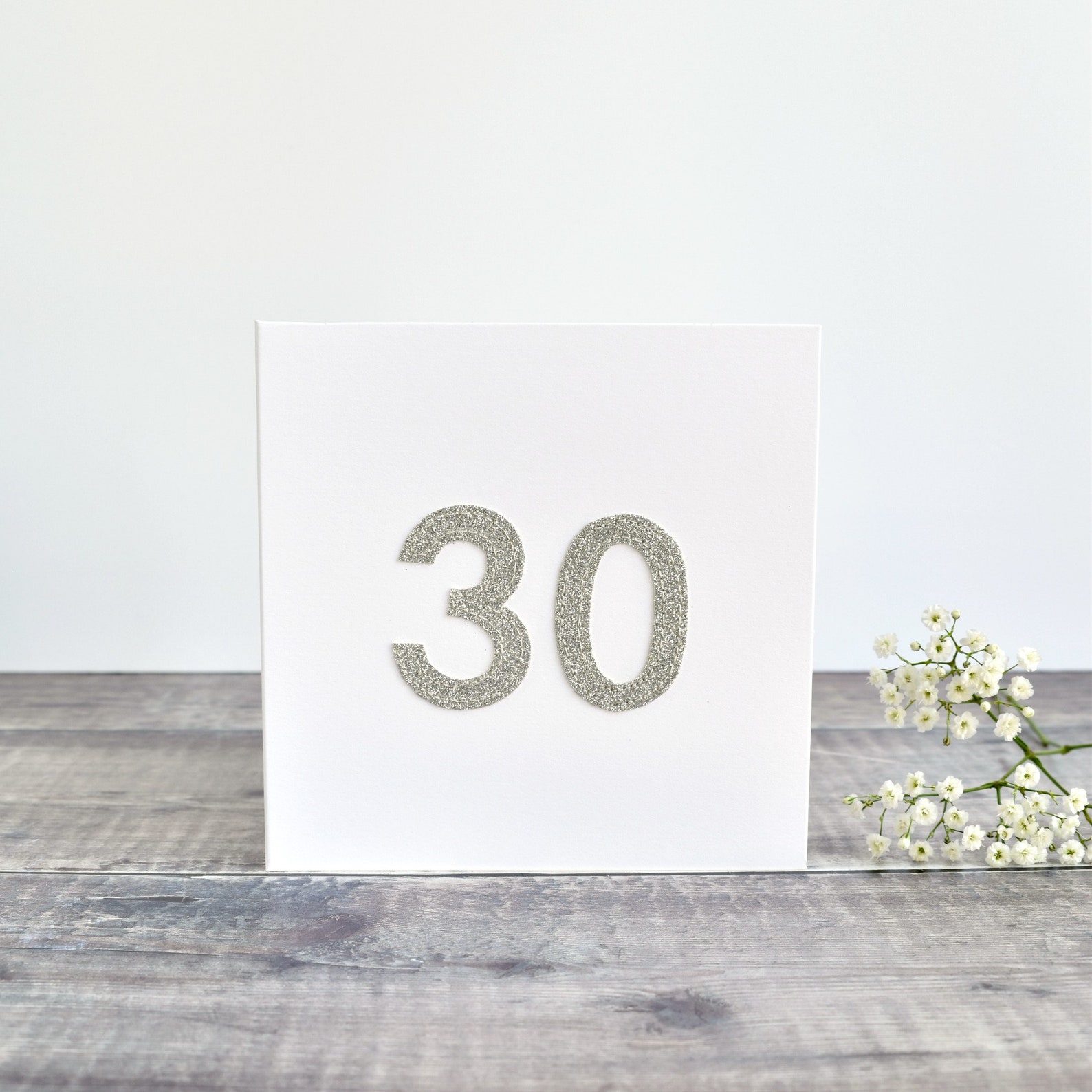 30th Birthday Card Age 30 Card Card for 30 Year Old Thirty | Etsy