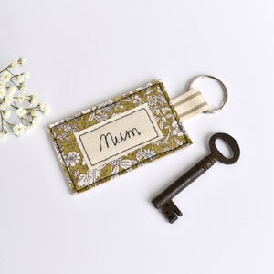 Mum Keyring, Mum Key Ring, Personalised Mum Keyfob, Mum Keyfob ...