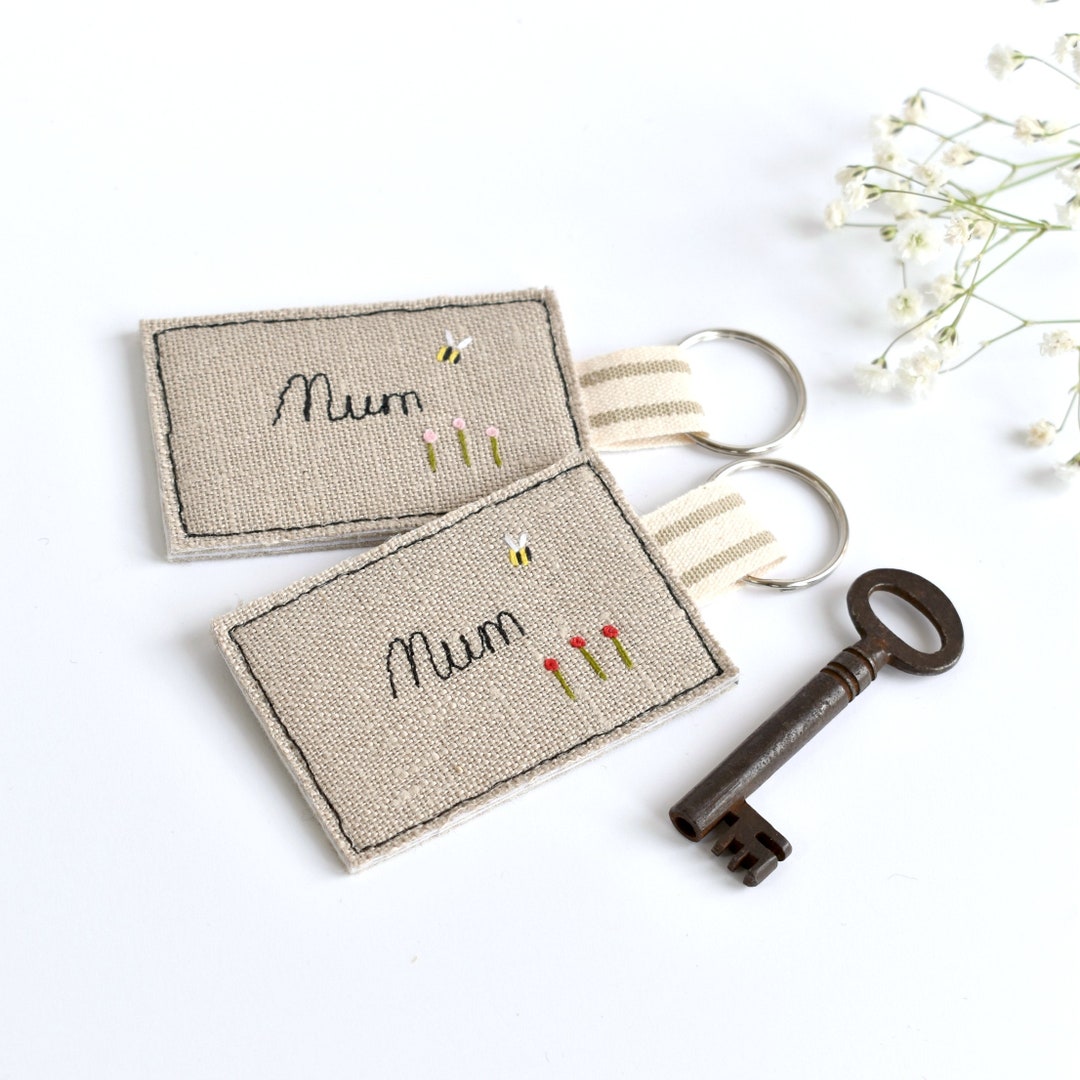 Mum Key Ring, Mum Keyring, Personalised Mum Keyfob, Mum Keyfob ...