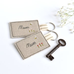 Mum Key Ring, Mum Keyring, Personalised Mum Keyfob, Mum Keyfob ...