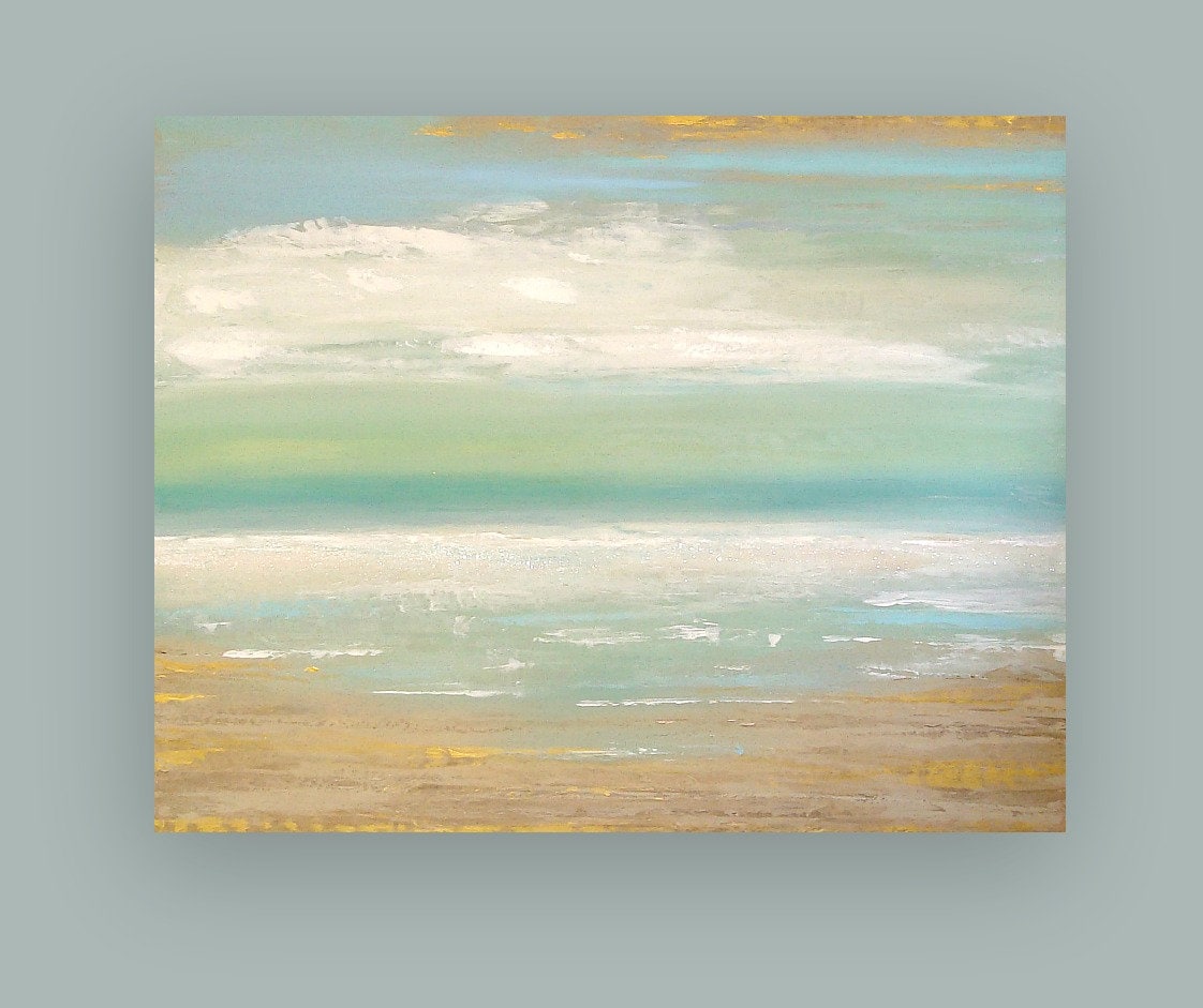 Ocean ArtBeachSeascape PaintingAcrylic PaintingAbstract | Etsy