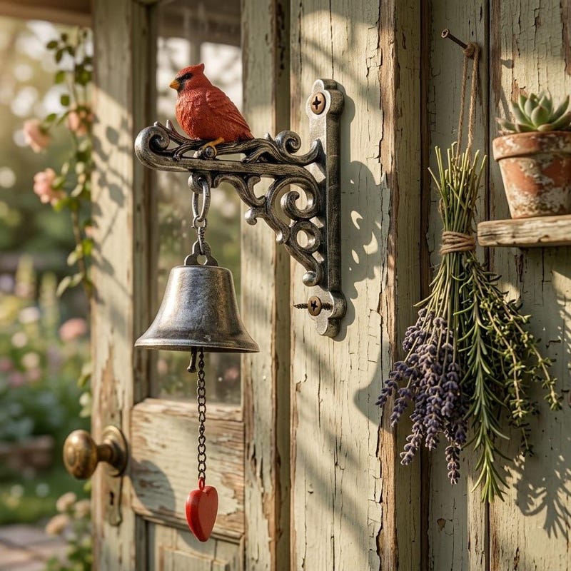 Rustic Iron Bell Chime - Etsy
