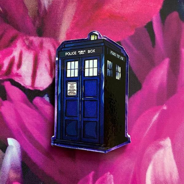 Tardis Embroidery - Etsy