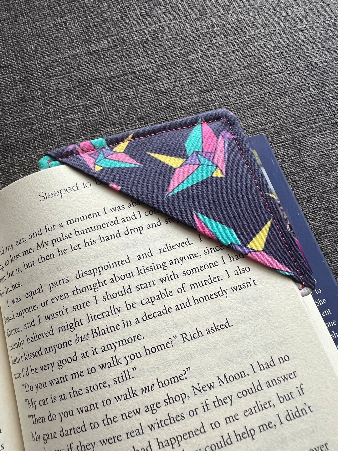 Origami Crane Corner Bookmark - Etsy