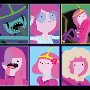 Adventure Time - Princess Bubblegum Sticker 10pk - Etsy
