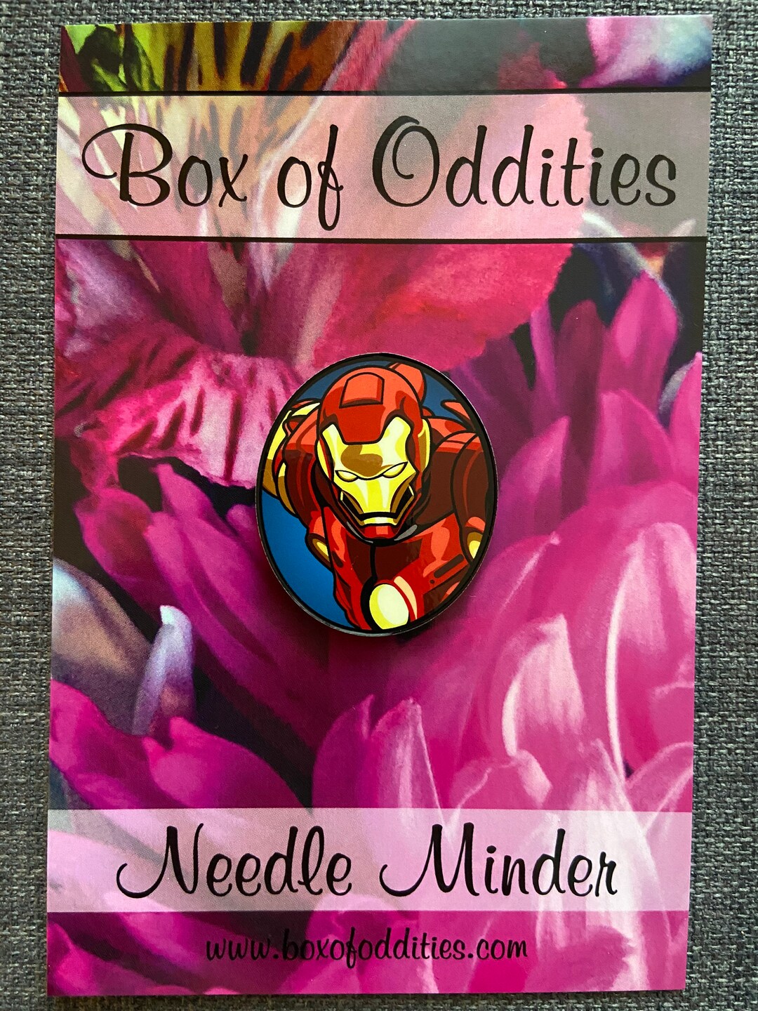 Iron Man Needle Minder - Etsy