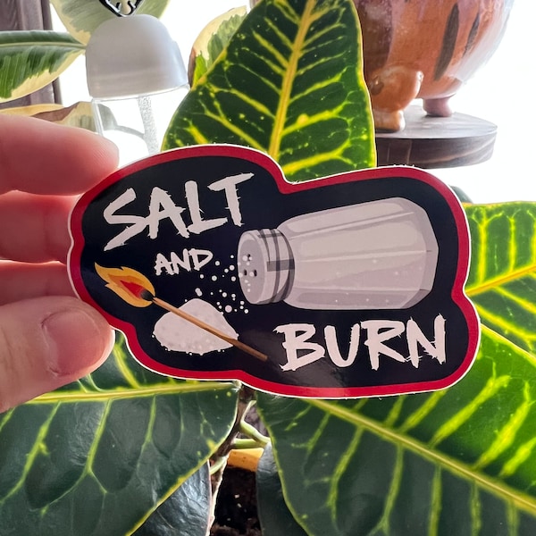 Salt Burn Sticker - Etsy