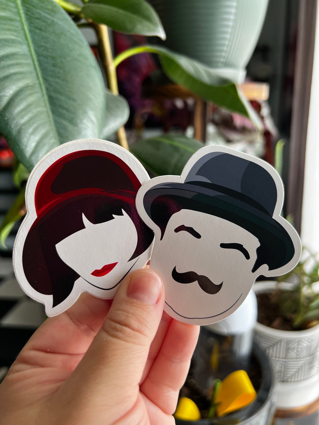 Famous Detectives Diecut Sticker Duo | Waterproof - Etsy