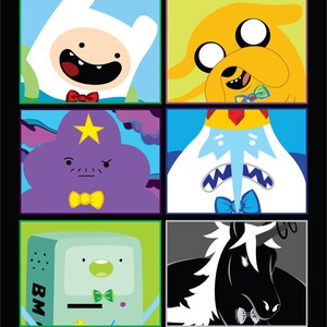 Men of Adventure Time Stickers 10pk - Etsy