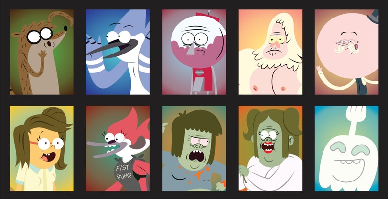 Regular Show Sticker 10pk | Etsy
