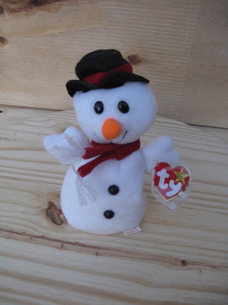 RARE TY Beanie Baby Snowball Snowman Style 4201 Multiple - Etsy