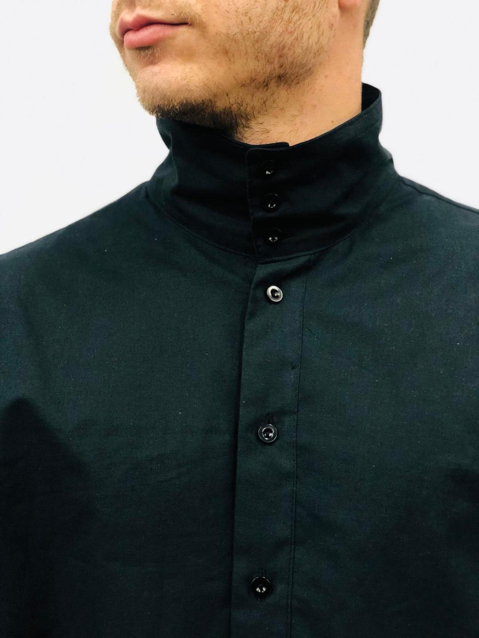 Osaka Turtle Button Neck Shirt - Etsy