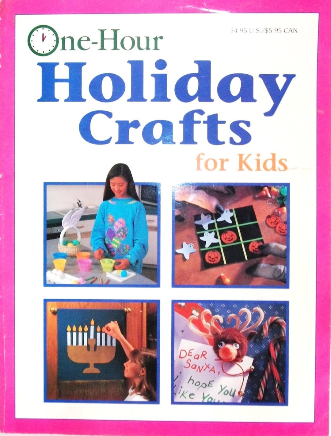 Kids Craft Book~1 Hour Holiday Crafts for Kids~vintage Kids Crafts ...