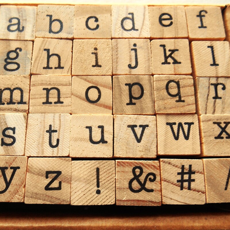 Cursive Alphabet Stamps - Etsy