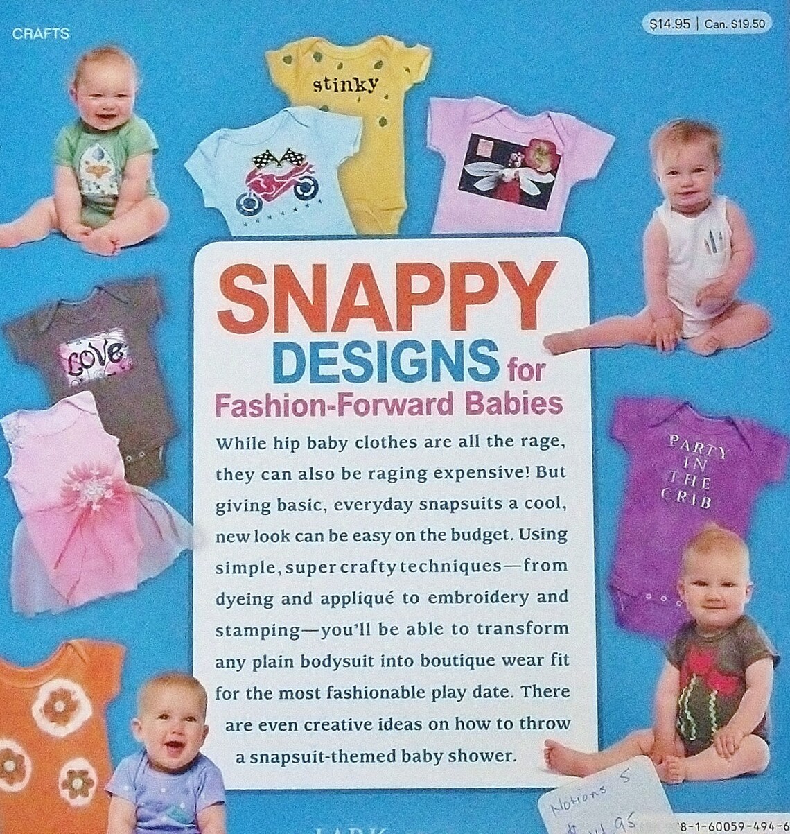 101 Snappy Fashions-oodles of Onesie Designs for Babies-soft Cover Book ...