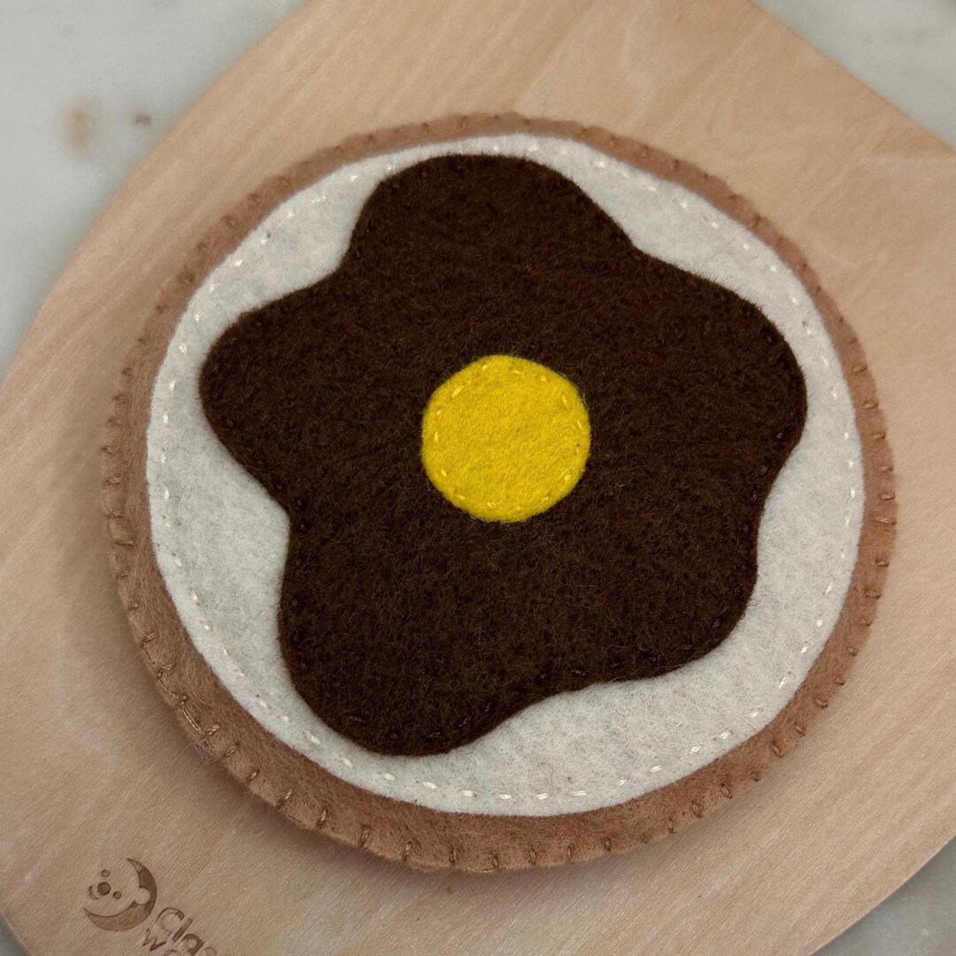 Felt Food. Pancake Topped With Syrup & Butter. Pretend Play Food. - Etsy