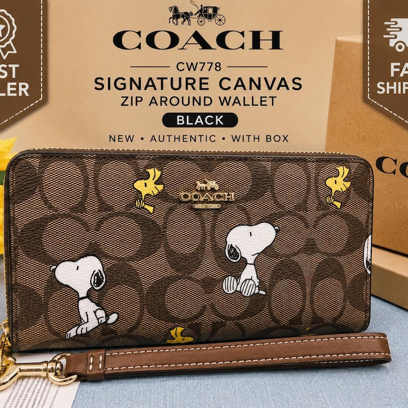 Authentic Coach Wallet - Etsy