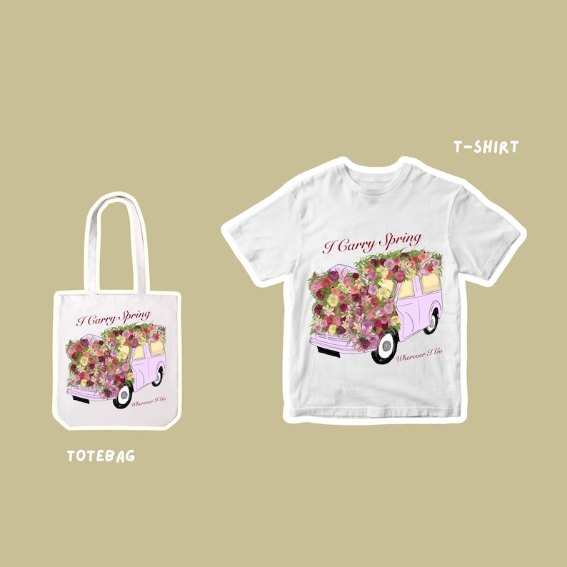 11 Floral Vintage Truck PNG Bundle, Hand Drawn Spring Flower Truck ...