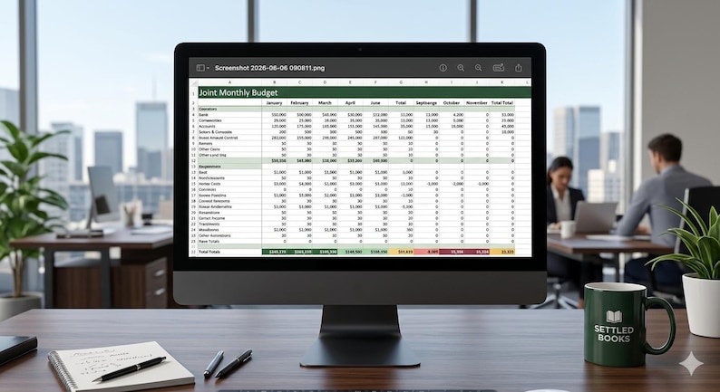 Couples Budget Planner Spreadsheet, Income Split, Shared Goals (excel ...
