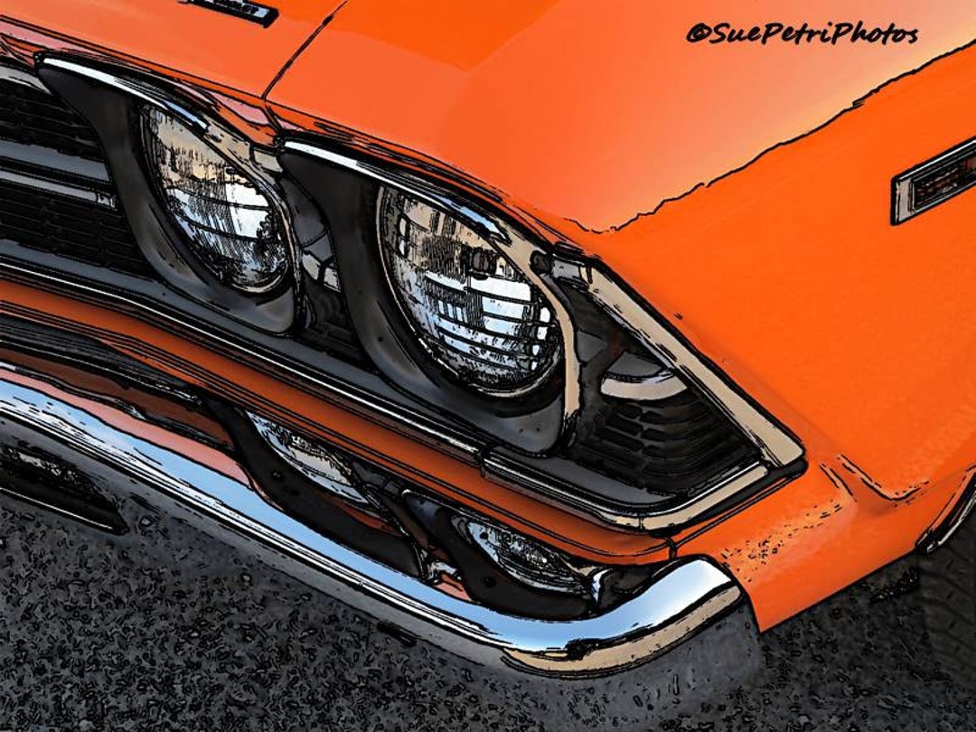 Chevy Pictures, Classic Chevrolet Photos, Orange Chevy, Muscle Car ...
