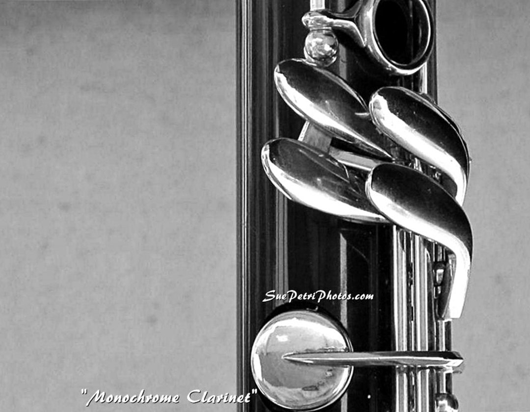 Clarinet Black And White