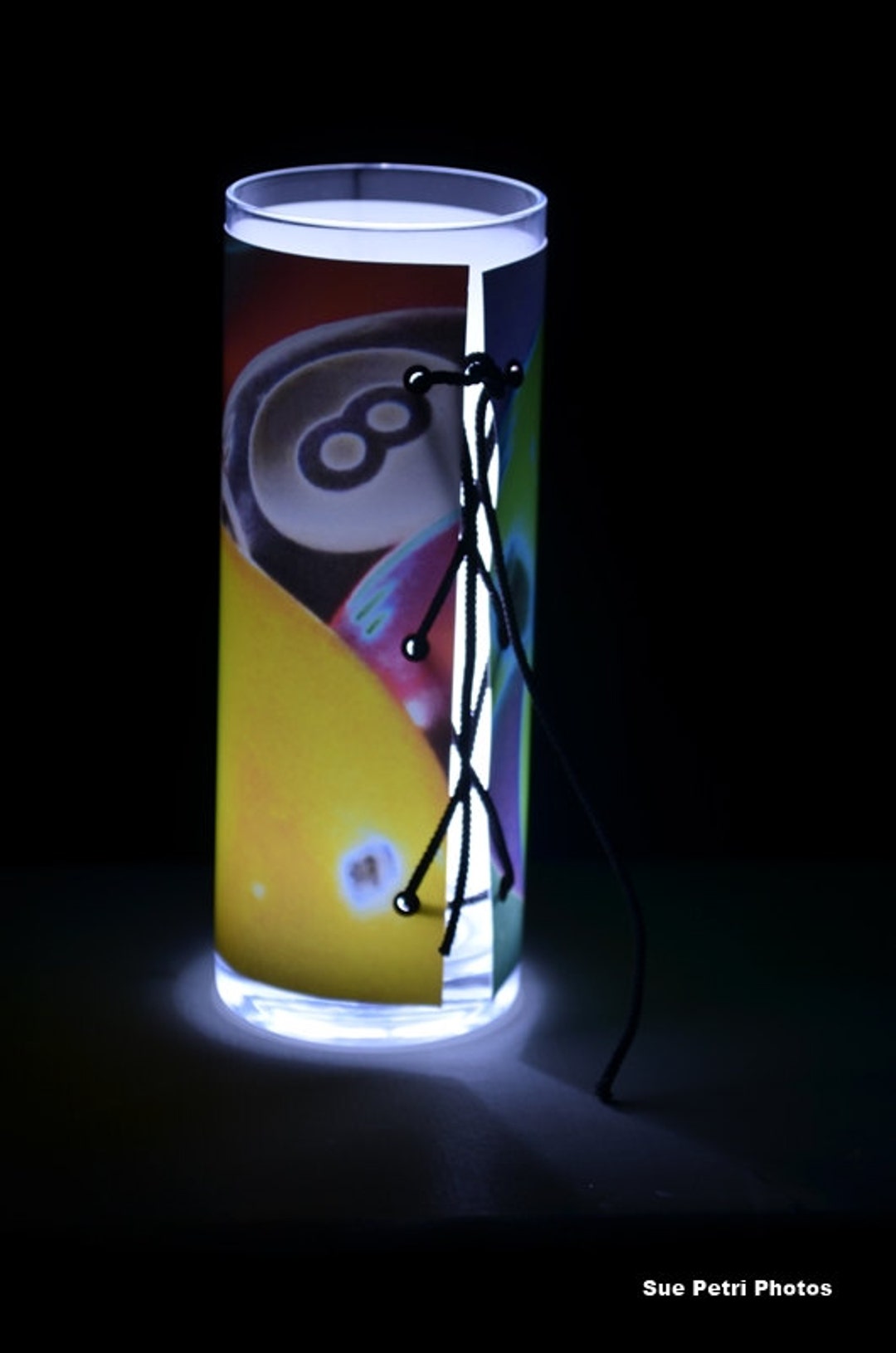 Billiard Room Lighting, Pool Ball Photo Luminary, Man Cave Lighting ...