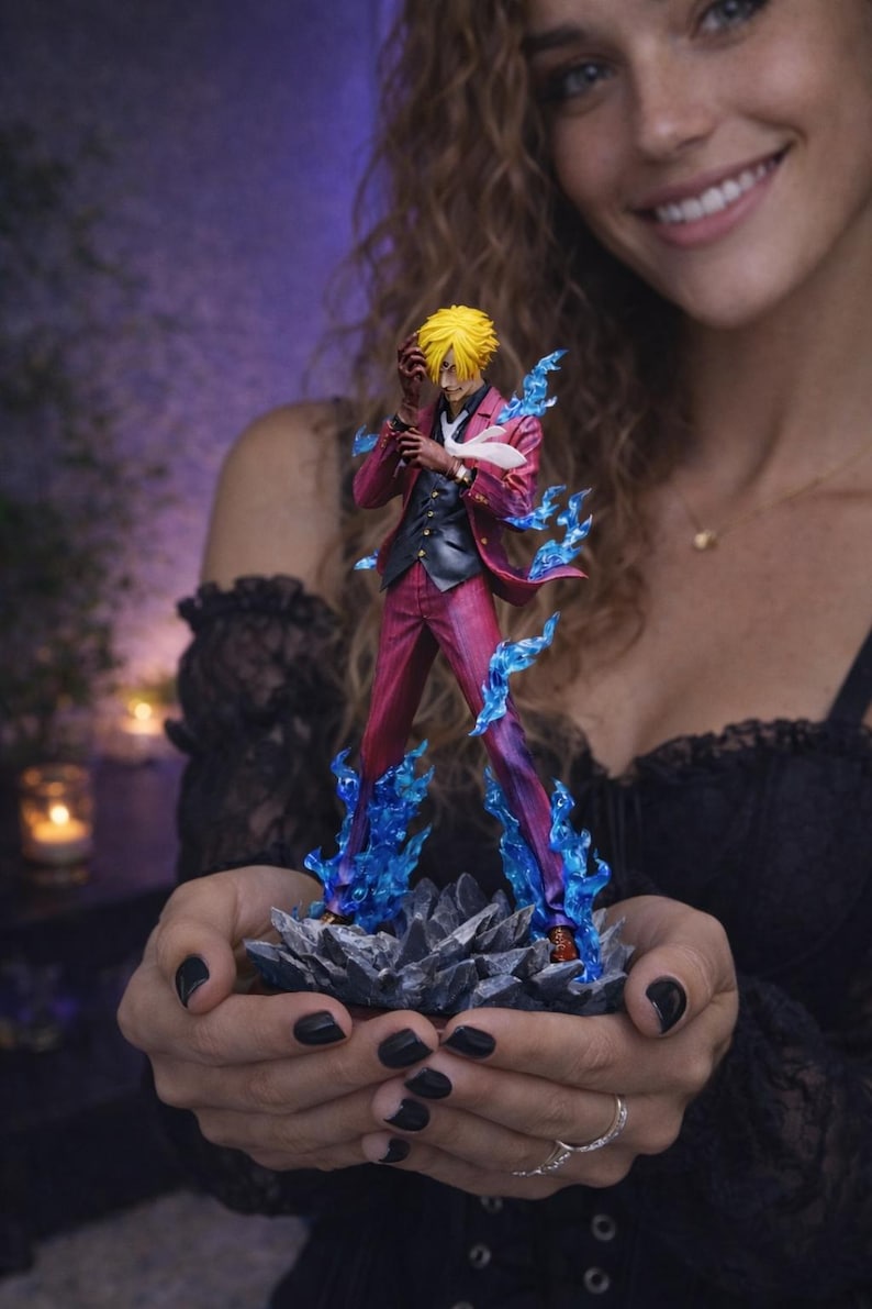One Piece Sanji Figure – 25cm Anime PVC Statue, Manga Collectible Decor ...