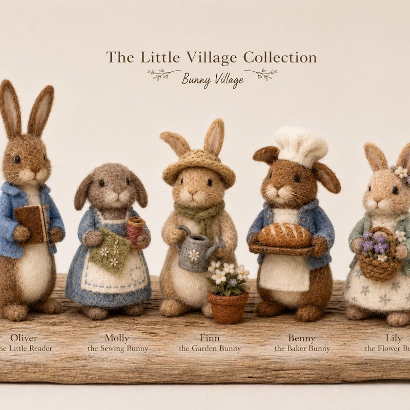 Handmade Rabbit Figurines - Etsy